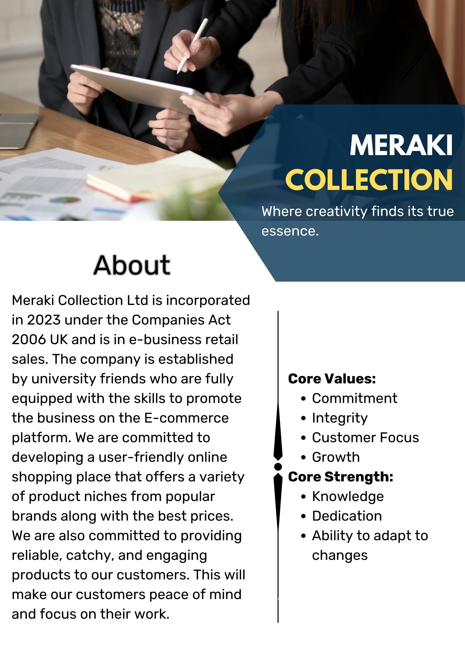 About – Meraki Collection